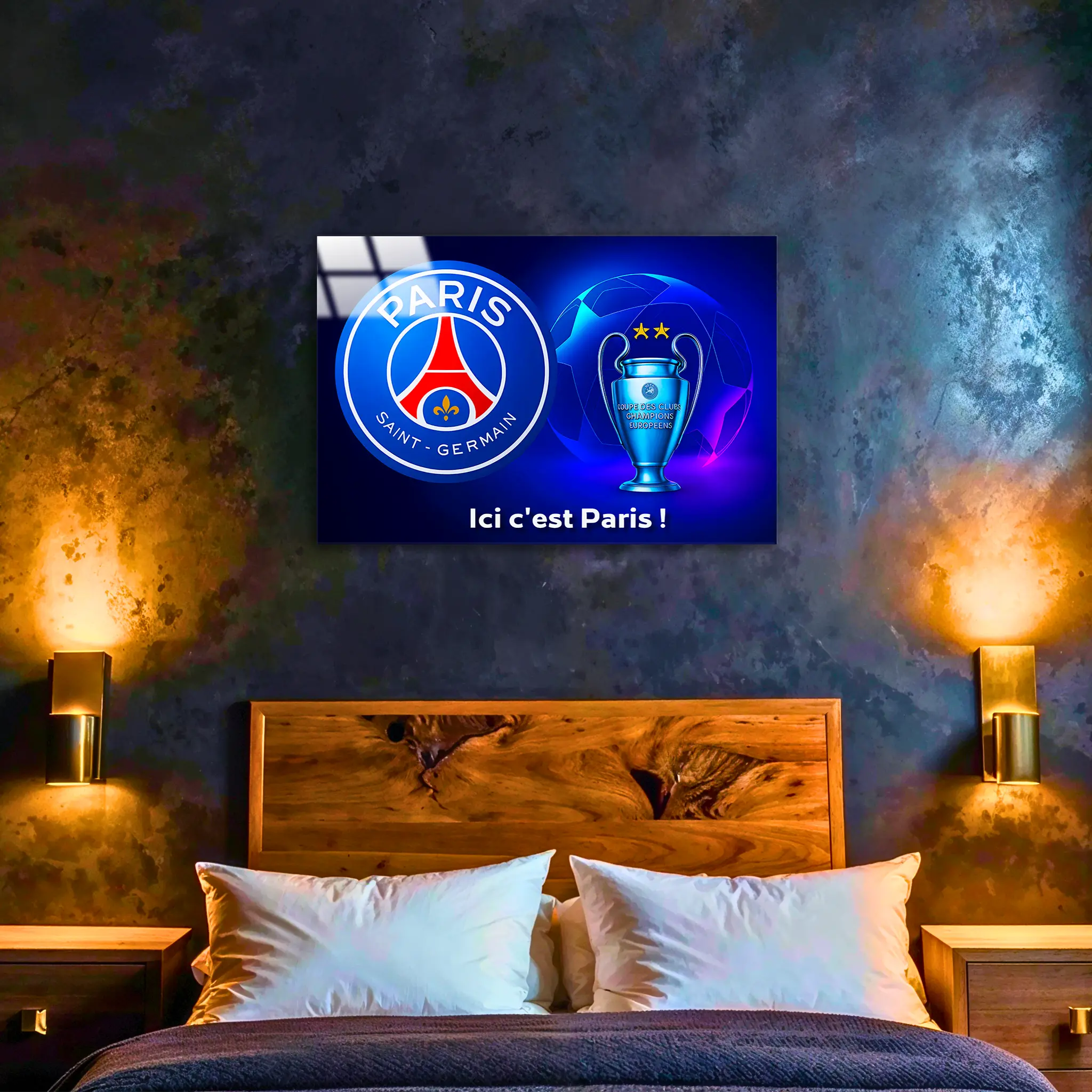 Tableau PSG Ligue Des Champions Avec Les 2 Étoiles | Dreamway – DreamWay