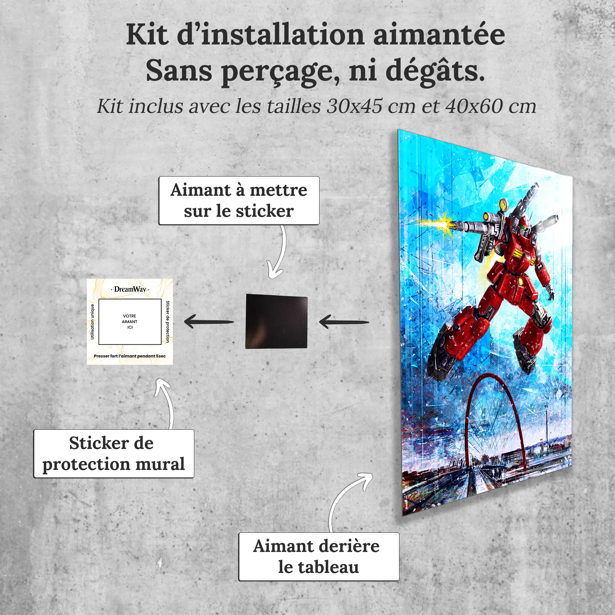 Tableau Gundam Guncannon | DreamWay