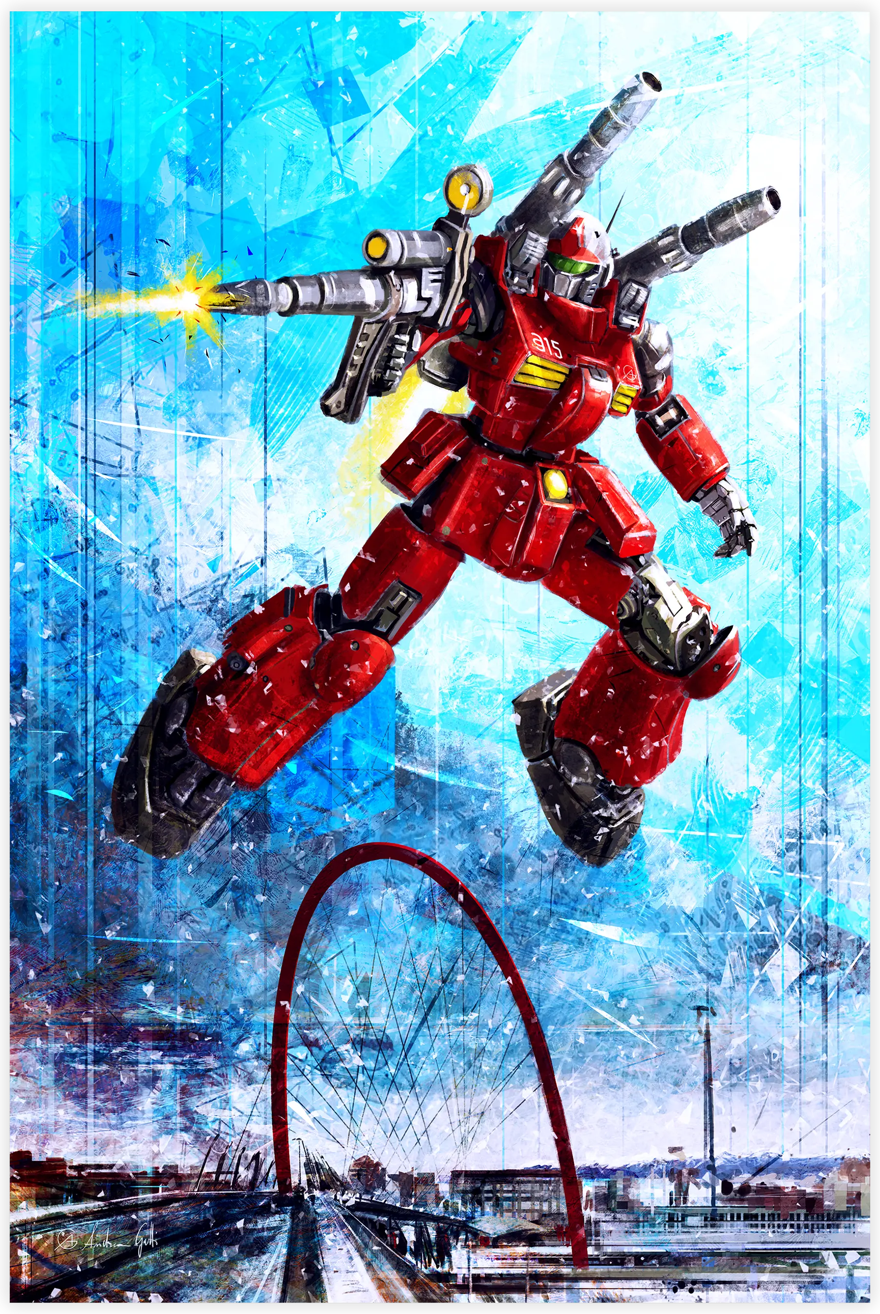 Tableau Gundam Guncannon | DreamWay